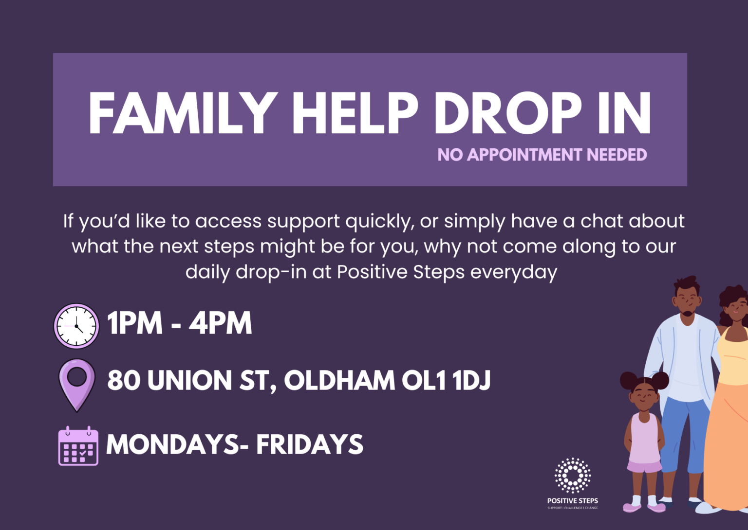 Family Help – Children and Families Support - Positive Steps