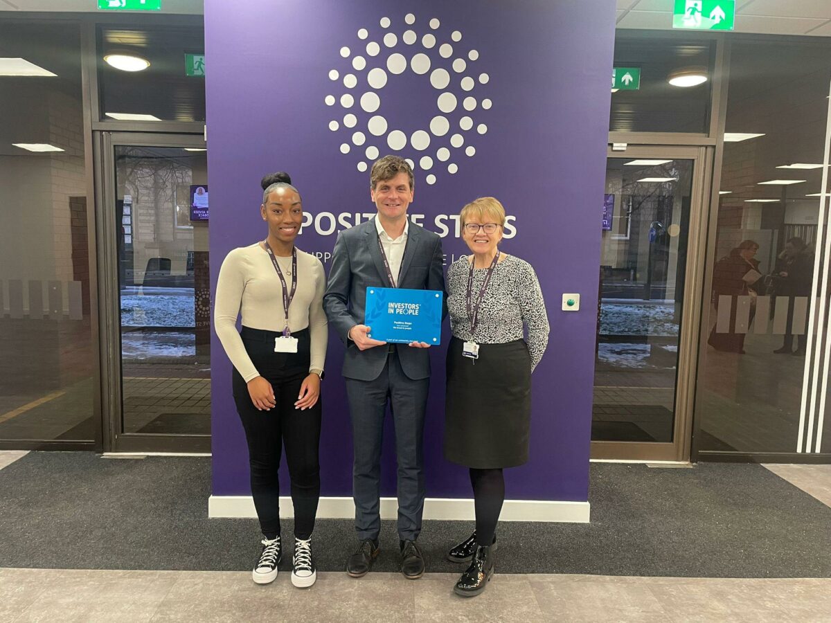 Investors in People Award - Positive Steps