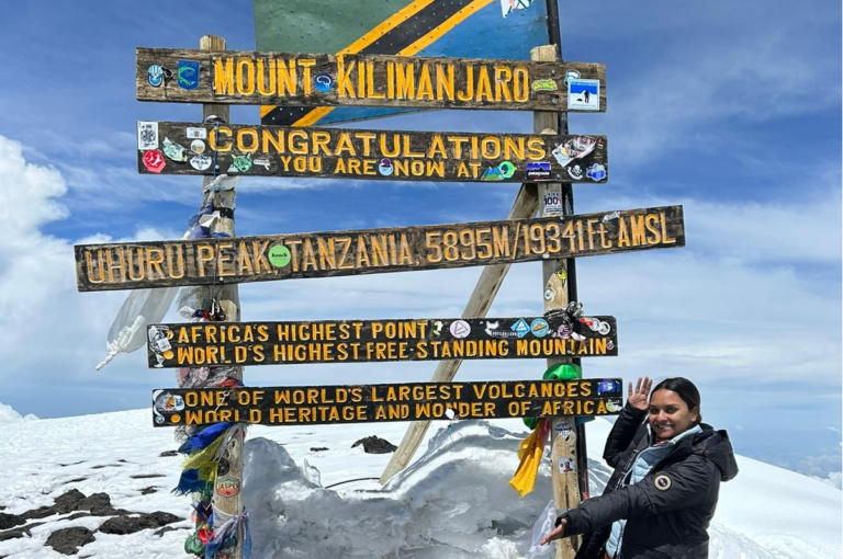 YJS Case Manager climbs Mount Kilimanjaro - Positive Steps